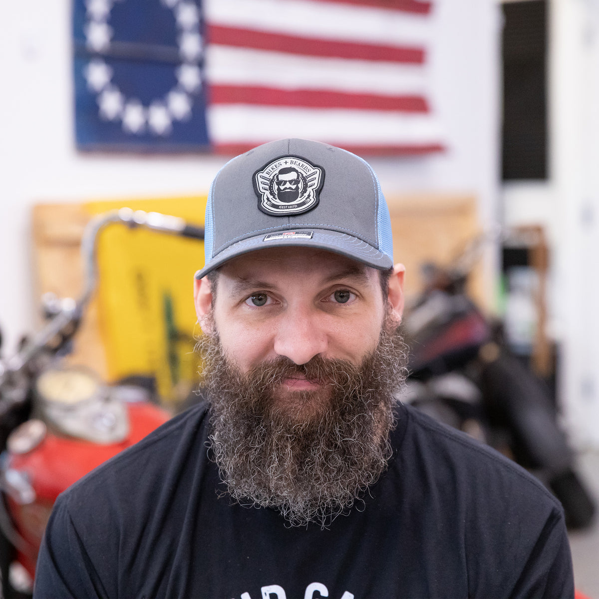 Bikes and Beards Trucker Hat – Bikes and Beards Gear