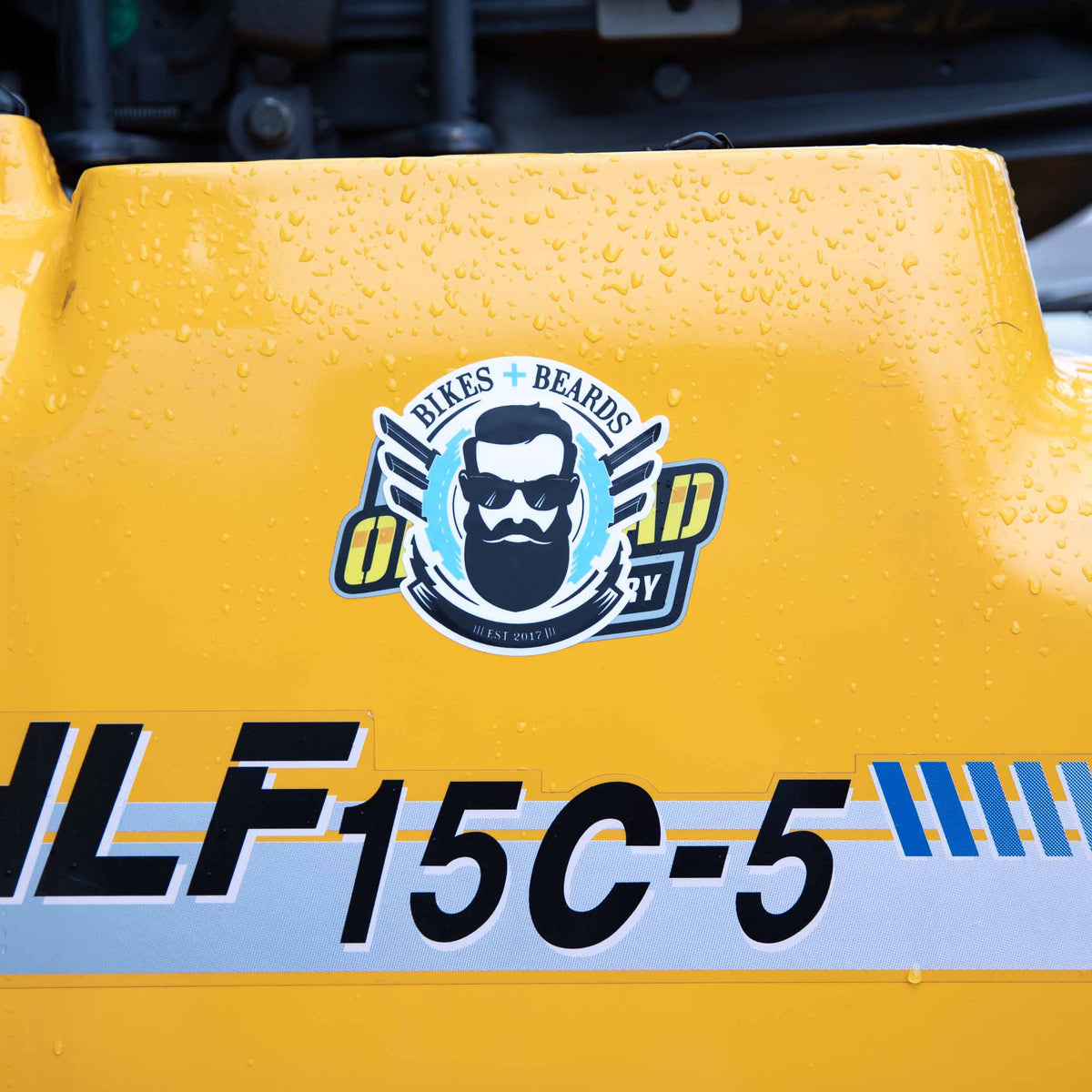 Motorcycle Stickers | Bikes + Beards Logo Sticker | Bikes + Beards ...